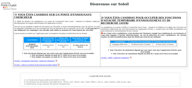 soleil – Direction des Ressources Informatiques